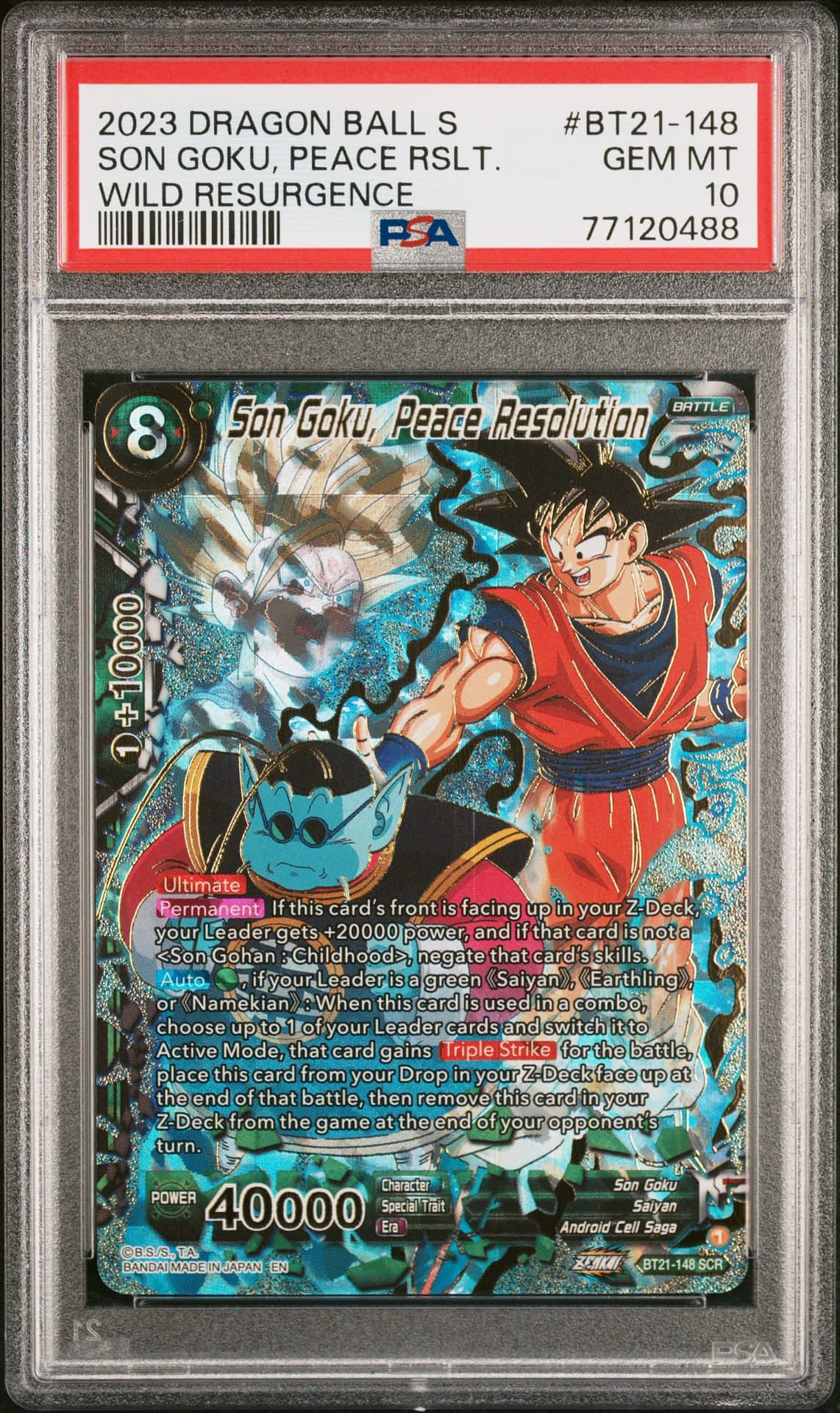 2023 Dragon Ball Super Card Game Series 21 Wild Resurgence BT21-148 Son ...