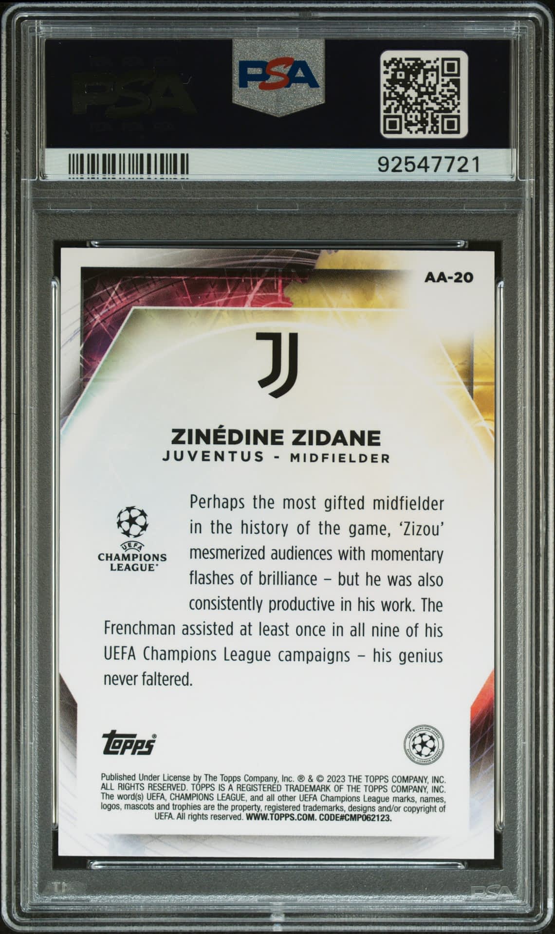 2022-23 Topps Merlin Chrome Uefa Club Competitions Ageless Alchemy AA20 ...