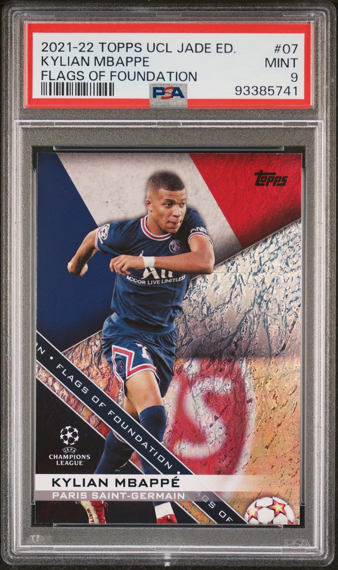 2021 Topps Uefa Champions League Jade Edition Flags Of Foundation 07 ...