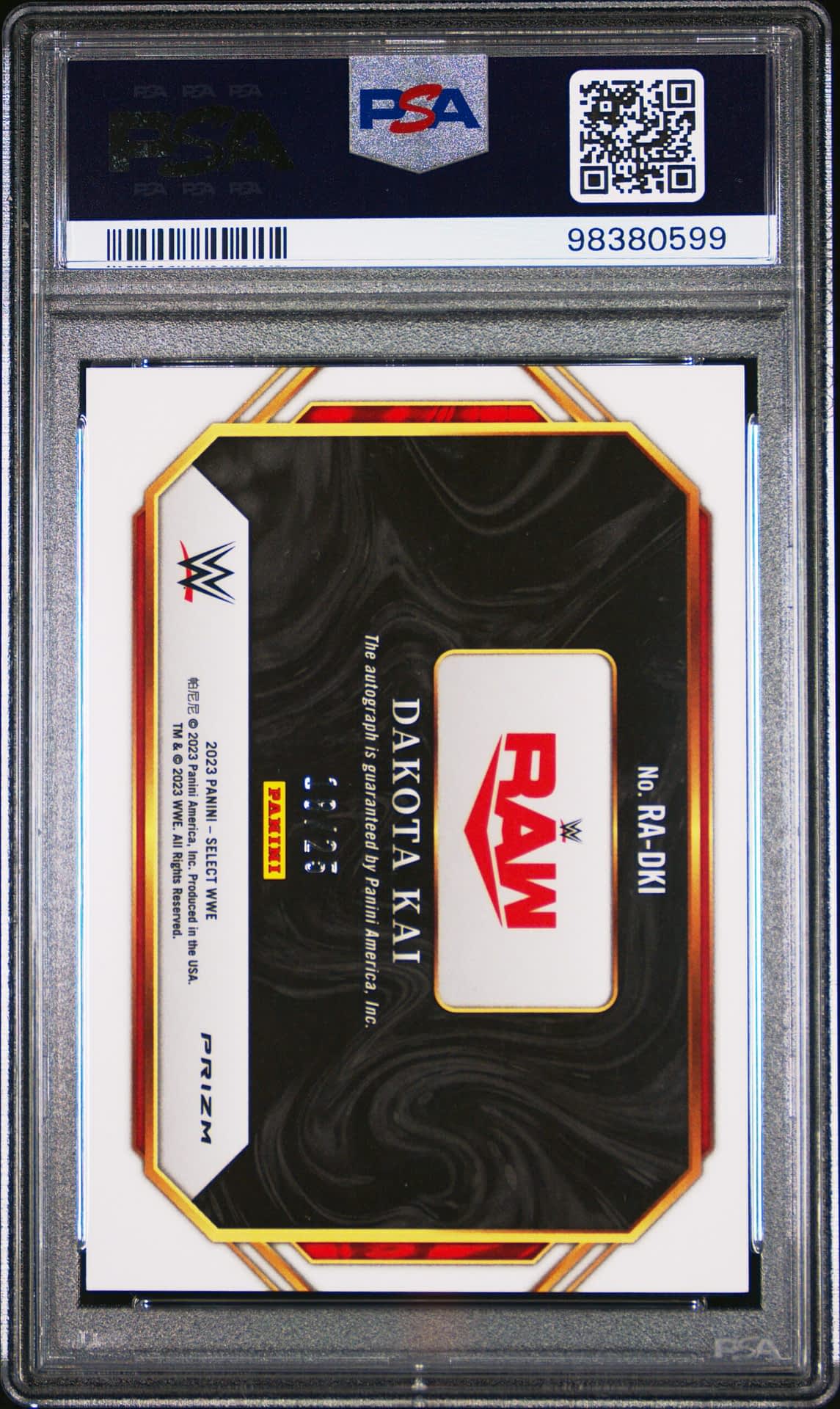 2023 Panini Select Wwe Ringside Action Signatures RADKI Dakota Kai ...