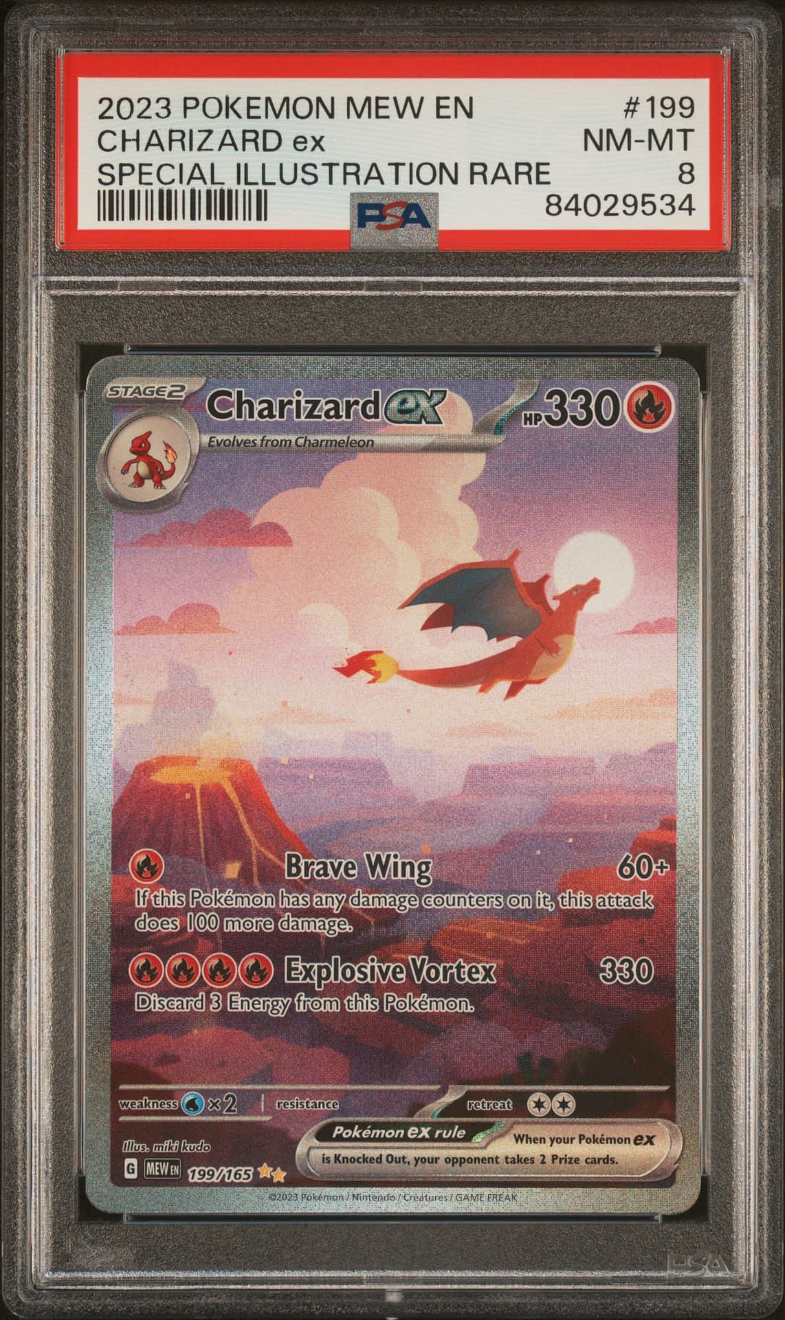 2023 Pokemon Mew En-151 199 Charizard Ex Special Illustration Rare PSA ...
