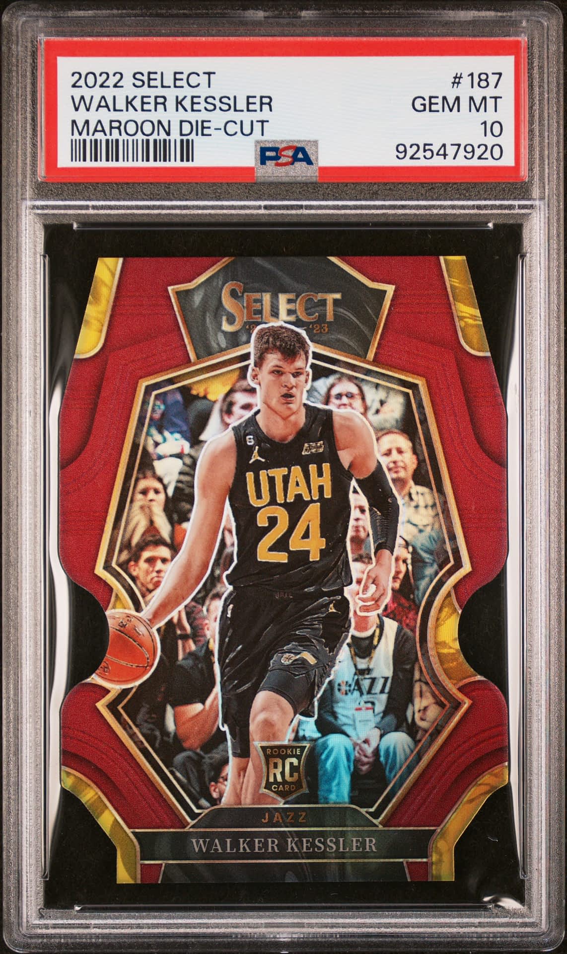 2022 Panini Select 187 Walker Kessler Maroon Die-cut PSA 10 - HobbyX ...